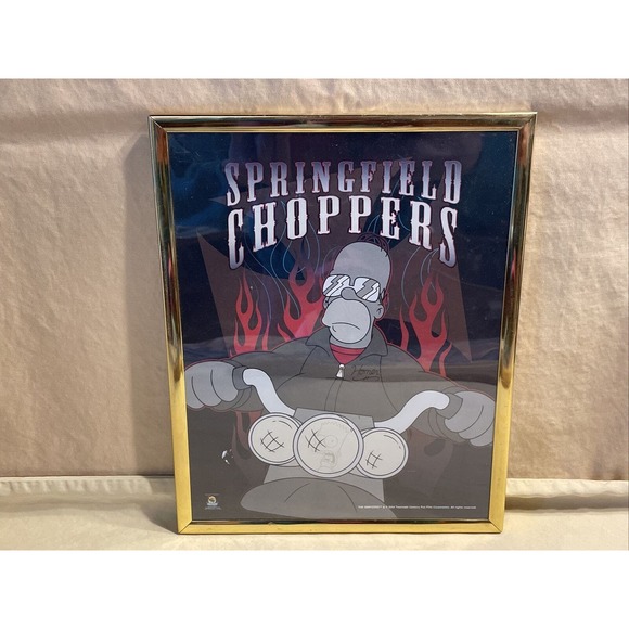 The Simpsons | Art | 8x Scorpion Posters Simpsons Springfield Choppers ...
